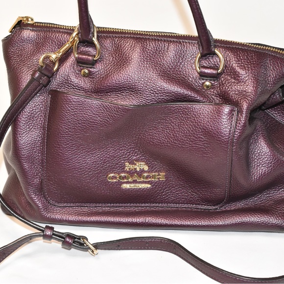 Coach | Bags | Coach Kelsey Satchel In Limited Edition Metallic ...